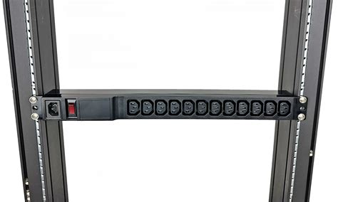 12 C13 Sockets And C14 Inlet 1u Pdu With Lighted Switch Basic