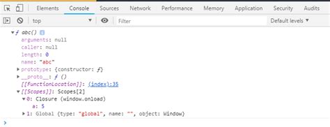 Javascript Global Or Closure Stack Overflow