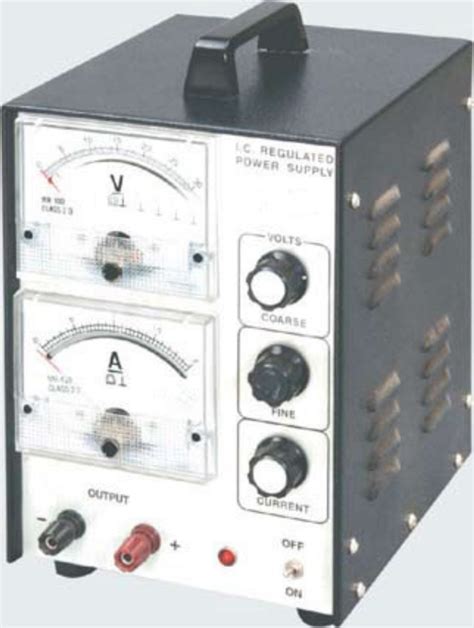Analog Regulated Power Supply With Two Analog Deluxe Meters At Best Price In Ambala