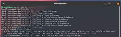 Issues While Updating R Pop Os