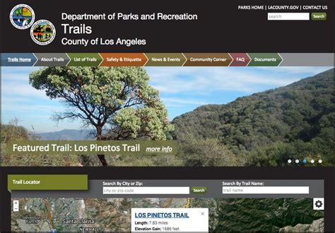 New La County Website Gives Info On 367 Miles Of Trails Los Angeles