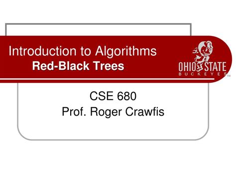 Ppt Introduction To Algorithms Red Black Trees Powerpoint