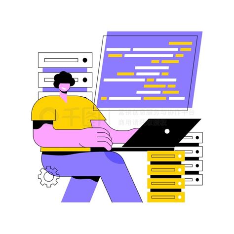 程序员网页ui 程序员在笔记本电脑上编写代码 模板免费下载 Eps格式 999像素 编号69823794 千图网