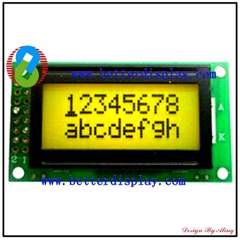 Better LCM Yellow Green LCD Screen 8 2 Lcm And Lcd Panel Price