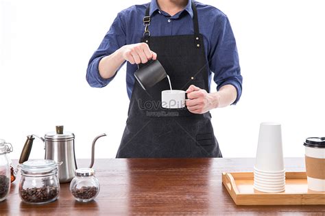 바리 스타 양조 커피 클로즈업 사진 무료 다운로드 Lovepik