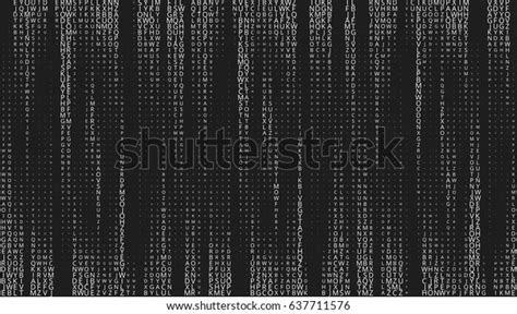 vector matrix background stream binary code stock vector royalty free