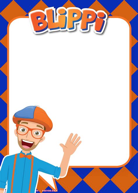 Free Printable Blippi Invitation Templates Artofit
