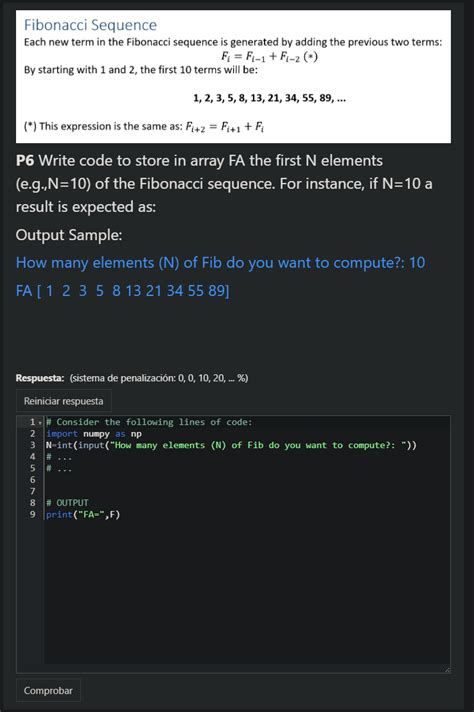 Solved Fibonacci Sequence Each New Term In The Fibonacci