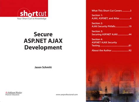 Secure Aspnet Ajax Development Digital Short Cut Informit