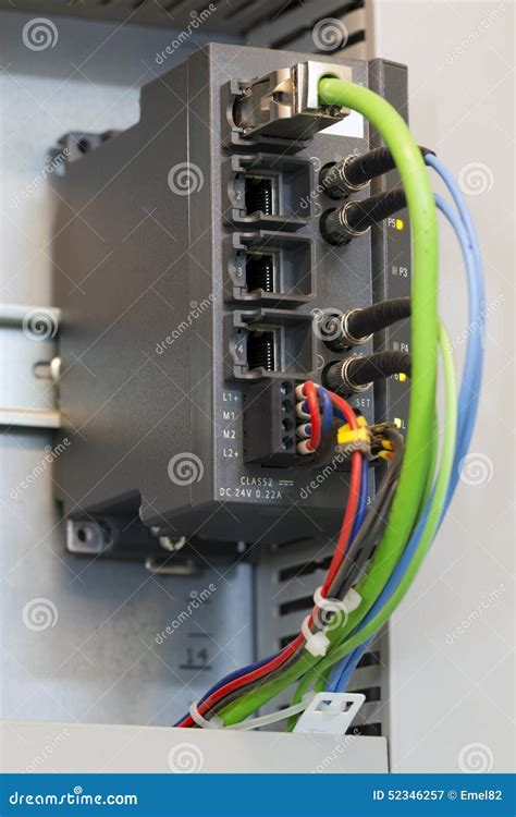 Industrial Ethernet Switch Stock Image Image Of Engineering