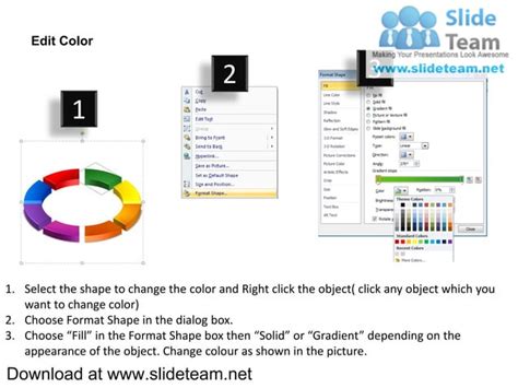 3 D Display Pie Chart Process 8 Pieces Powerpoint Presentation Slides