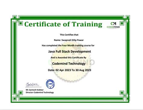 Swapnali Pawar On Linkedin Trainingprogram Firststep Codemind Java