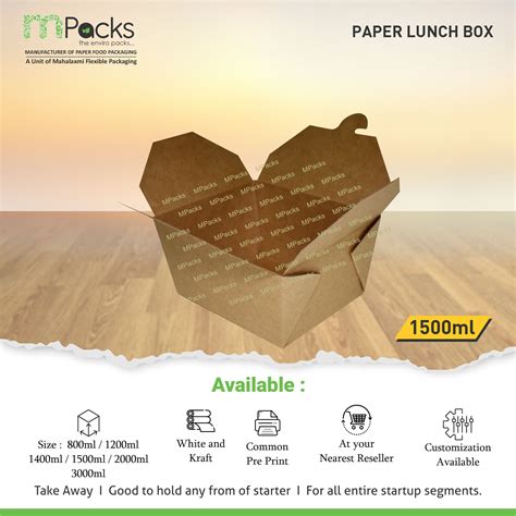 Lunch Box 1500 Kraft Mpacks Usa
