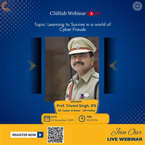 C3i Hub On Linkedin Today Today Cybersecurity Webinar Cyberfrauds Expertspeaker