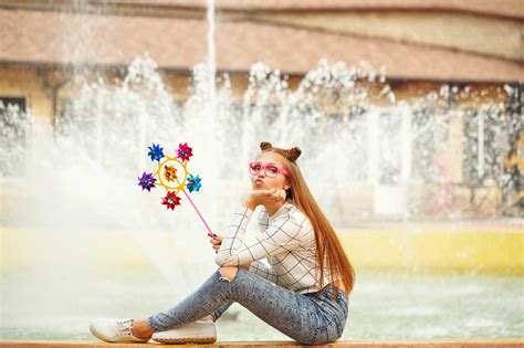 Girl Teenage Spinner Array Tool Portrait Behance