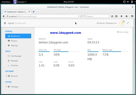 Install Ajenti Core Web Based Control Panel On Linux 2daygeek