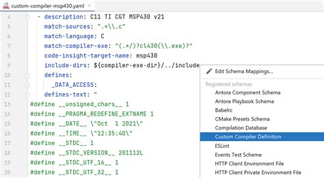 Custom Compilers Clion