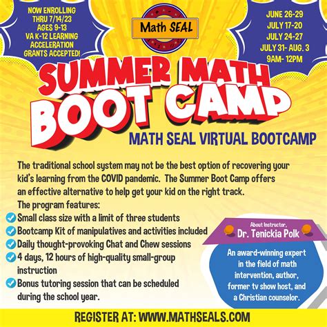Summer Math Boot Camp Fairfax City Va Patch