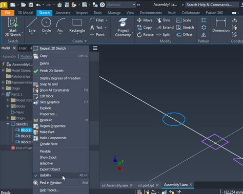 Solved Sketch Block Visibility In A Sketch Autodesk Community