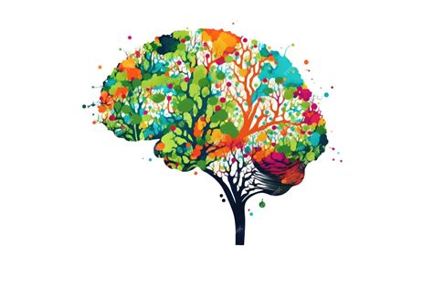 흰색 배경에 있는 인간 두뇌의 모델 프로필 뷰 인텔리전스 개념 인간 마음의 복잡성 Generative Ai 프리미엄 사진