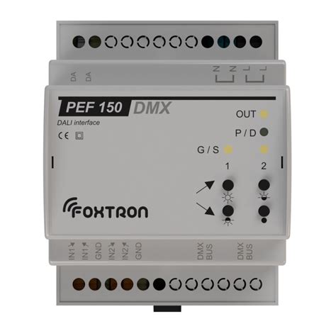 Foxtron Pef150dmx Interface To Control Dali Dmx Dimmable Ballasts