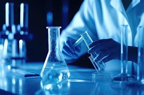 Premium Photo Scientist Work At Laboratory Room Doctor Science Research Concept Test Tube On