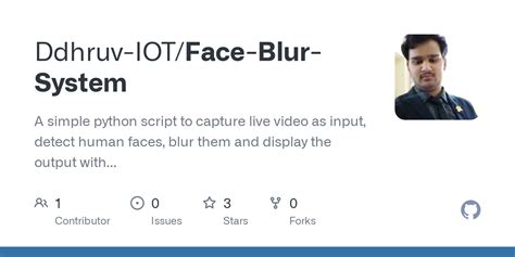 Github Ddhruv Iotface Blur System A Simple Python Script To Capture