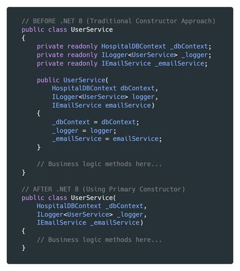 Heres An Example Of Primary Constructors From C 12 Net 8 Do You