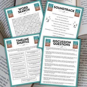 The Last Letter Book Club Guide Book Club Games Discussion Questions