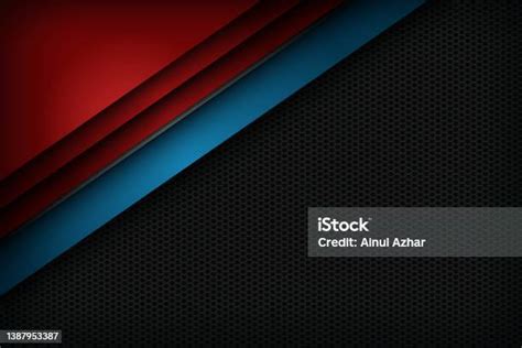 추상 적색 파란색 어두운 겹치는 차원 레이어와 원 텍스처 배경이 있습니다 Eps10 벡터 0명에 대한 스톡 벡터 아트 및 기타