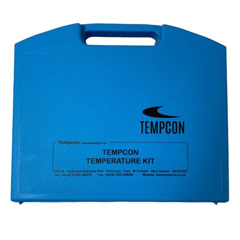 Tempcon Legionella Water Temperature Testing Kit With Calibration Cert