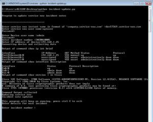 Update Service Now Ticket Using A Python Script Beginner S Forum