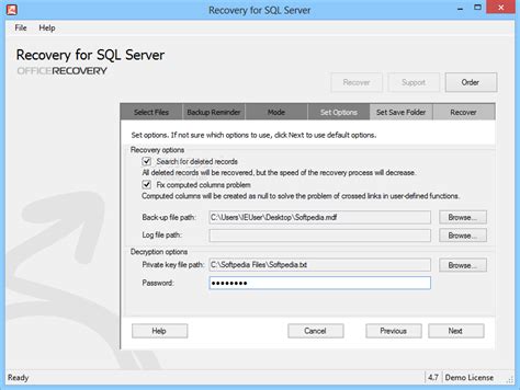 Recovery For Sql Server Download Softpedia