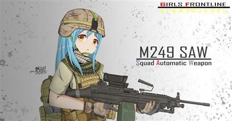 Girls Frontline Girls Frontline Girls Frontline T Doll M249