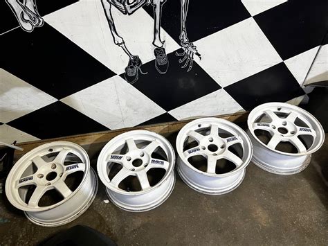 Original Te37 White 4x114 3 Car Accessories Tyres And Rims On Carousell