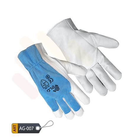 Azure Leather Assembly Gloves Elite Leather Creations