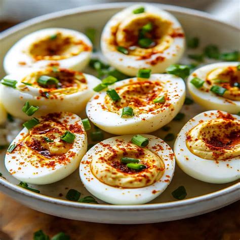 Fiery And Flavorful Spicy Chili Garlic Deviled Eggs Delights