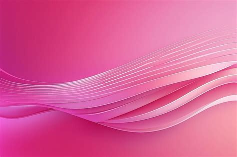 Premium Photo Abstract Futuristic Smooth Curve Line On Pink Gradient Color Background For