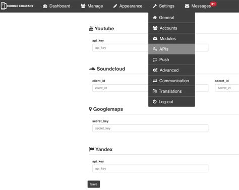 How To Create An Api Key For Yandex Deprecated Siberian Cms