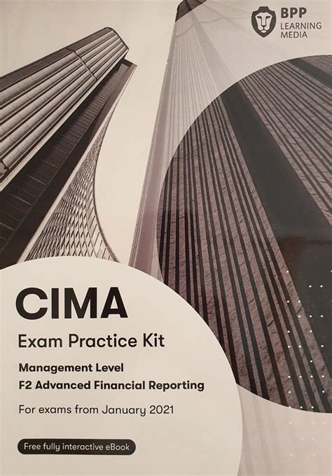 CIMA F2 Advanced Financial Reporting Exam Practice Kit 9781509736324 BPP Learning Bol