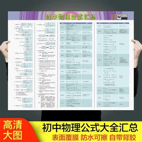 初中物理所有公式图片 初中物理所有公式图片以及适用条件 苗苗知道