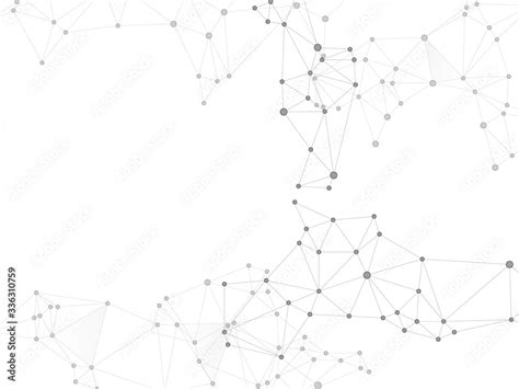 Gometric Plexus Structure Cybernetic Concept Stock Vector Adobe Stock