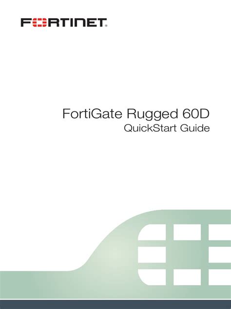 Fortigate Rugged 60d Quickstart Pdf Electrical Connector Command