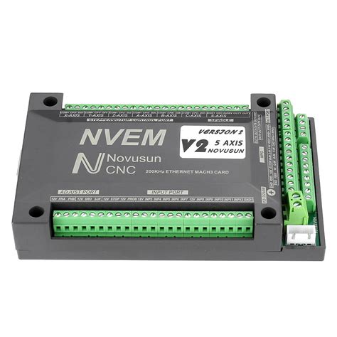 Nvem 5 Axis Cnc Controller Ethernet Mach3 Usb Interface Board Card Novusun For Cnc Engraving