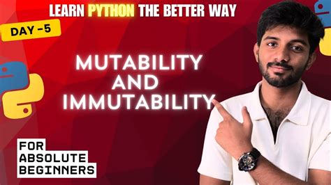 Python Mutability And Immutability Full Python Course 2025 Learn
