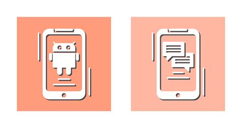 Android And Text Icon 32772382 Vector Art At Vecteezy