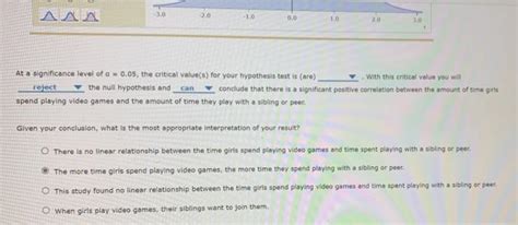 Solved 7 Hypothesis Tests With The Pearson Correlation The