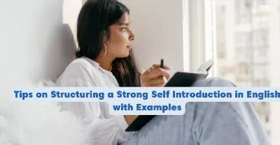 Tips On Structuring A Strong Self Introduction In English With Examples