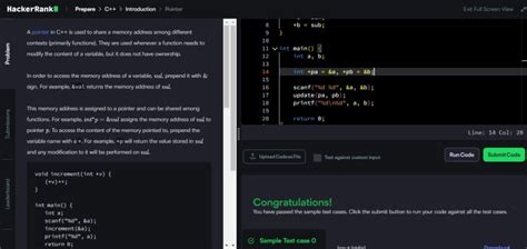 Day5 Codingjourney Hackerrank C Pointers Dsa Keepgrinding