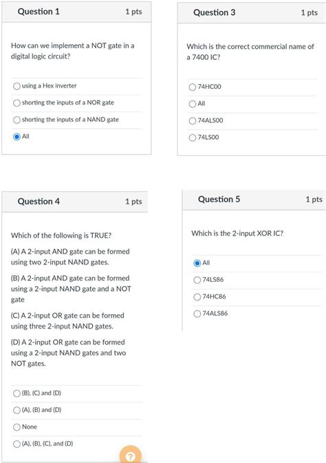 Solved Question 1 1 Pts Question 3 1 Pts How Can We Chegg Com